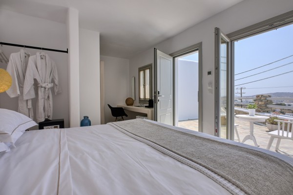 Deluxe Street View Room | Nodo Boutique Hotel | Mykonos Accommodations